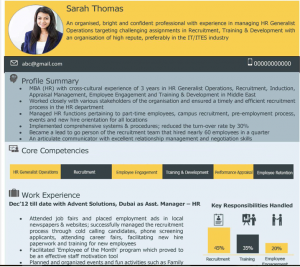 How To Create an Impressive Visual CV ? - Naukrigulf.com