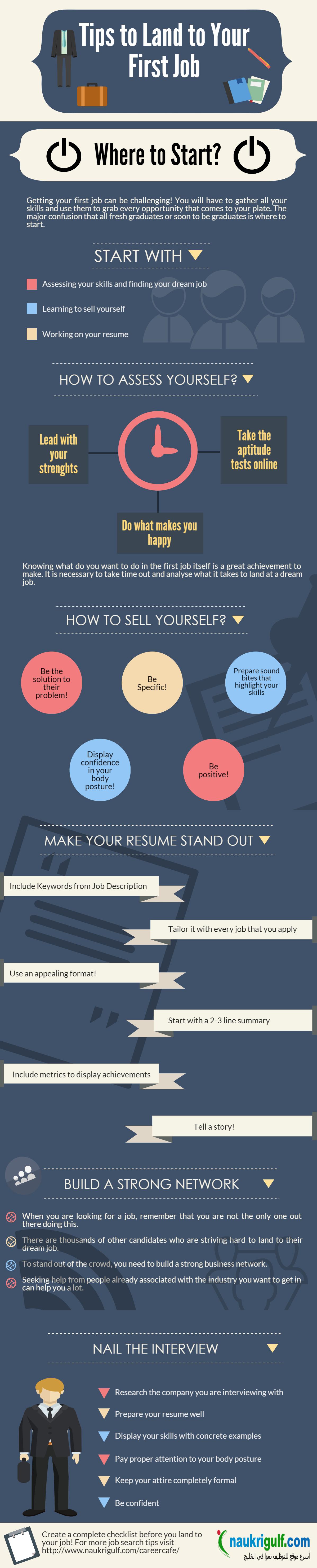 Tips To Land Your First Job